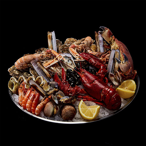 Seafood and Crustacea - Brasserie Restaurant Kennedy